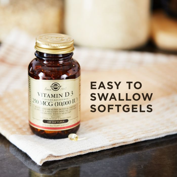 Solgar Vitamin D3 10 000, 120 Capsules - Veli store