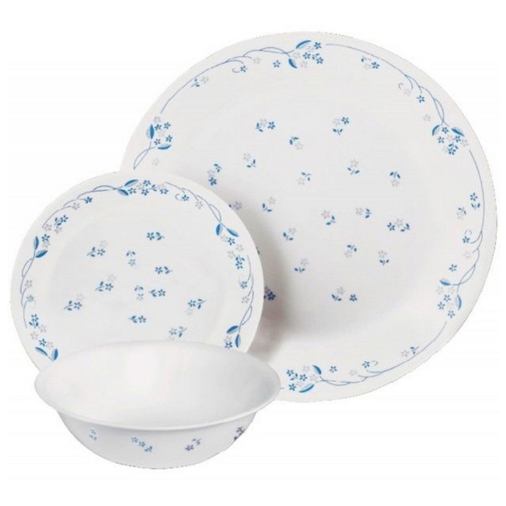 Corelle, Plate Set Provincial Blue, 18 Pieces - Veli store