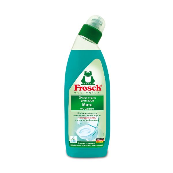 Frosch, Toilet Cleaning Gel, Mint, 750 Ml. - Veli store