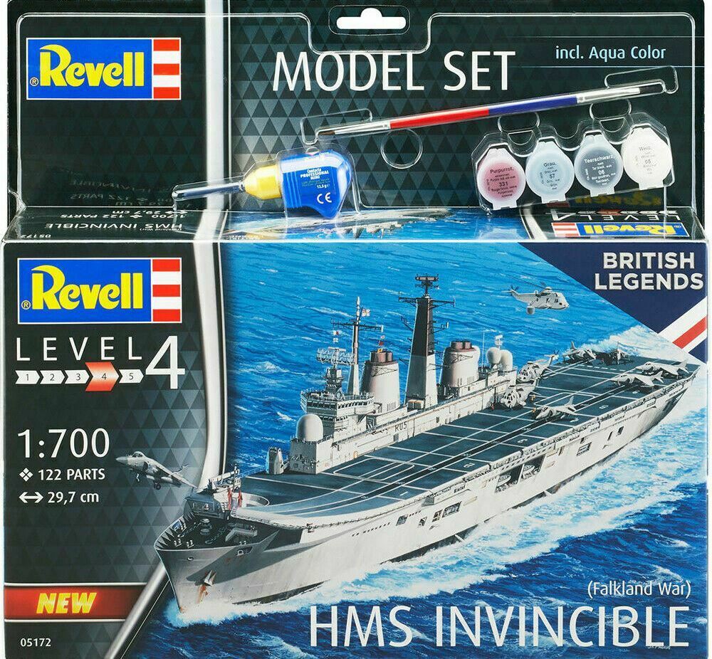 Revell, Hms Invincible (Falklands War) Ship Model Kit - Veli store