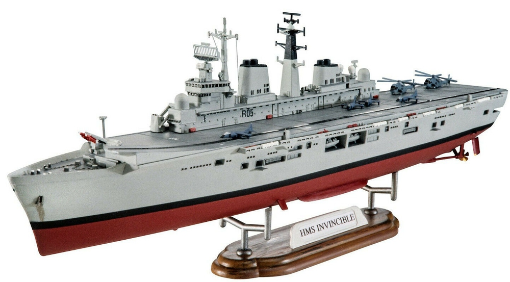 Revell, Hms Invincible (Falklands War) Ship Model Kit - Veli store