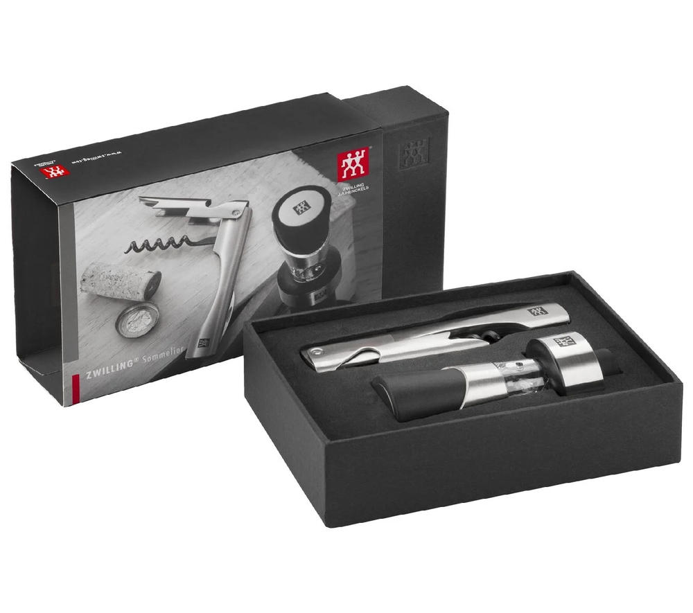 Zwilling, ღვინის ბოთლის აერატორი და გასახსნელი, 2 ც. - Veli store