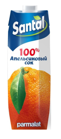 Santal, ფორთოხლის წვენი, 1 ლ. - Veli store