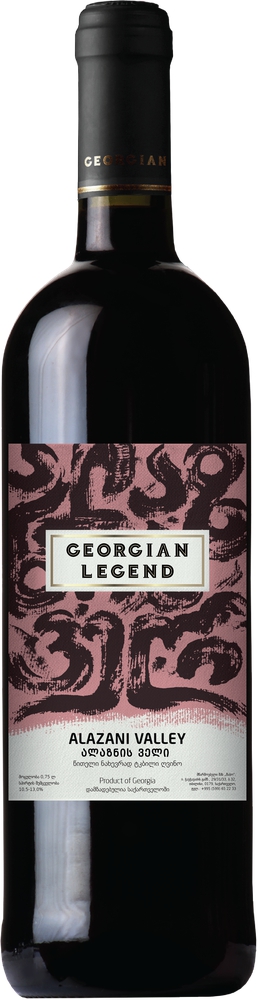 Georgian Legend, Alazni Valley, Saferavi, Red Semi-Sweet, 2018. - Veli ...