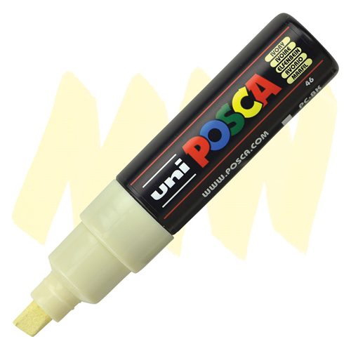 Uni Posca 8 0 სახატავი მარკერი სპილოს ძვლის ფერი Veli Store