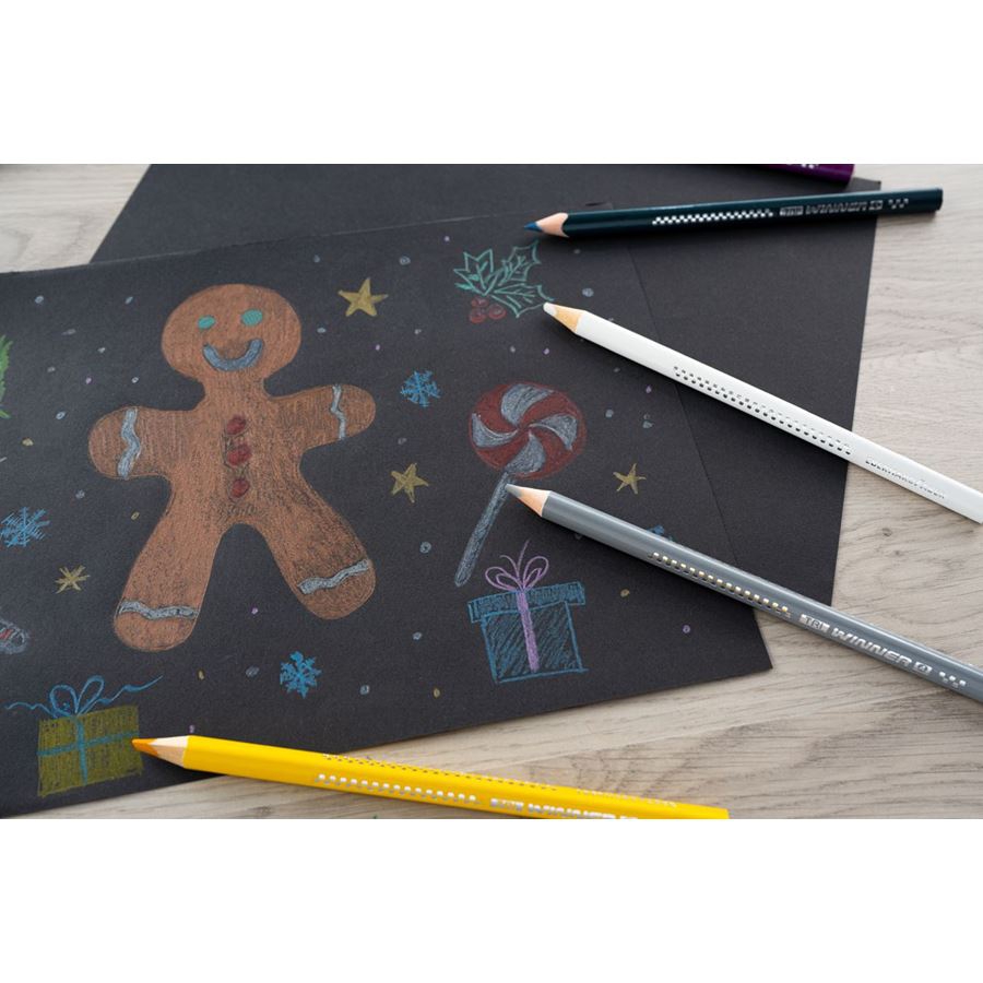 Eberhard Faber, ფერადი ფანქრების ნაკრები, მეტალიკი ფერები, 6 ცალი ...