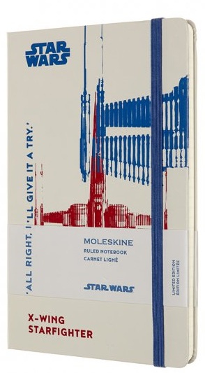 Moleskine, Star Wars Notebook, X-Wing Starfighter Limited Series - Veli ...