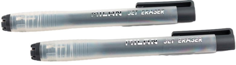 Milan, მექანიკური საშლელი JET ERASER საჭერითა და რბილი რეზინით ...