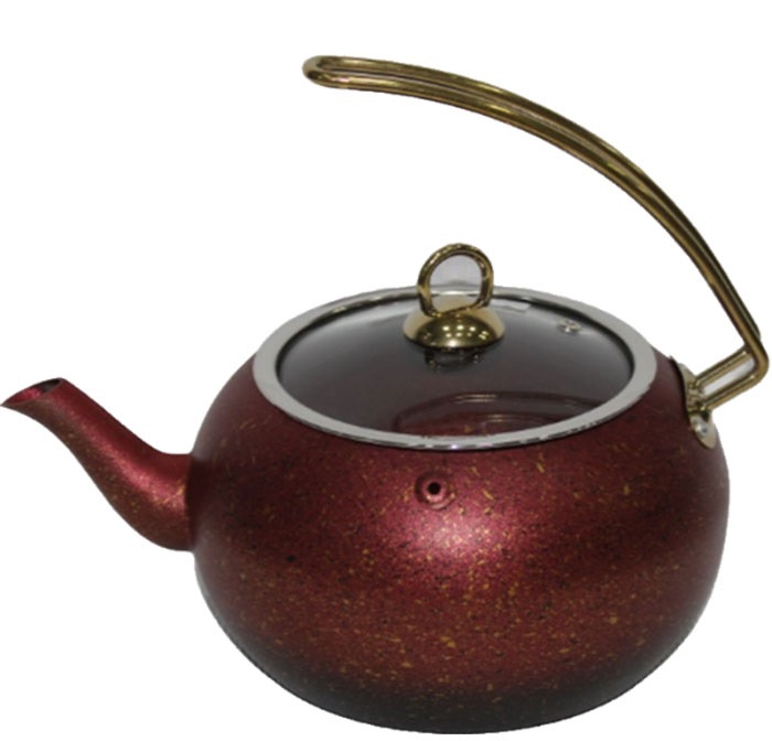 OMS, გრანიტის ჩაიდანი მეტალის სახელურით - Veli store