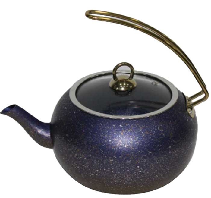 OMS, გრანიტის ჩაიდანი მეტალის სახელურით - Veli store