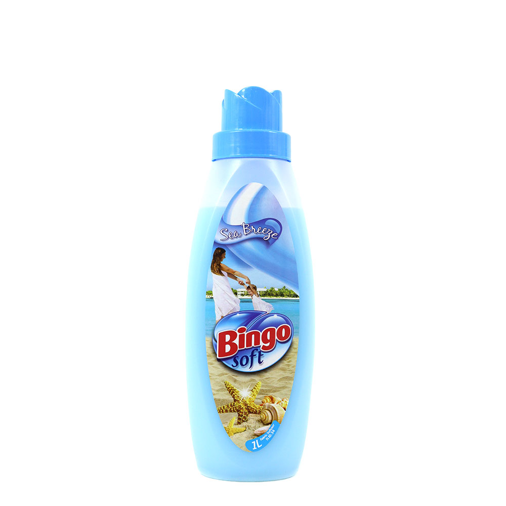 Bingo Soft, Fabric Softener Liquid, Sea Breeze, For All Colors, 1 L ...