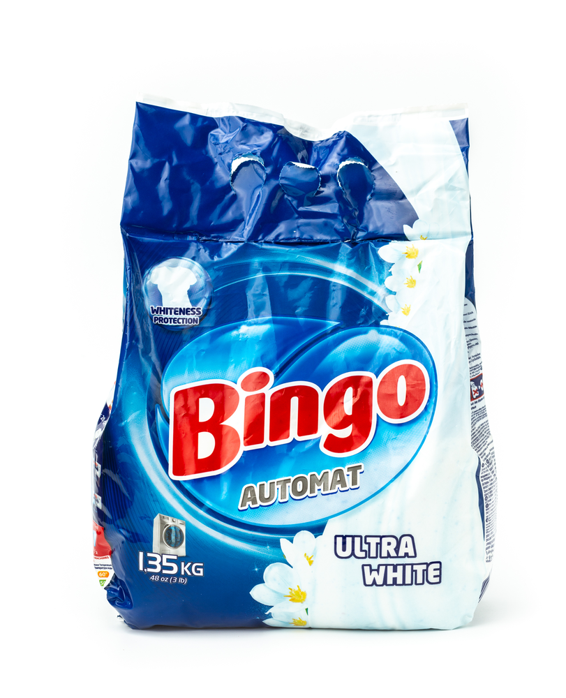 Bingo Ultra White, Fabric Washing Powder, White, 1.35 Kg. - Veli store