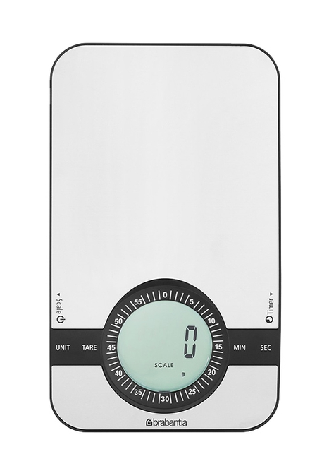 სამზარეულოს სასწორი Brabantia 21 X 12 5 Cm Kitchen Scale Black Silver