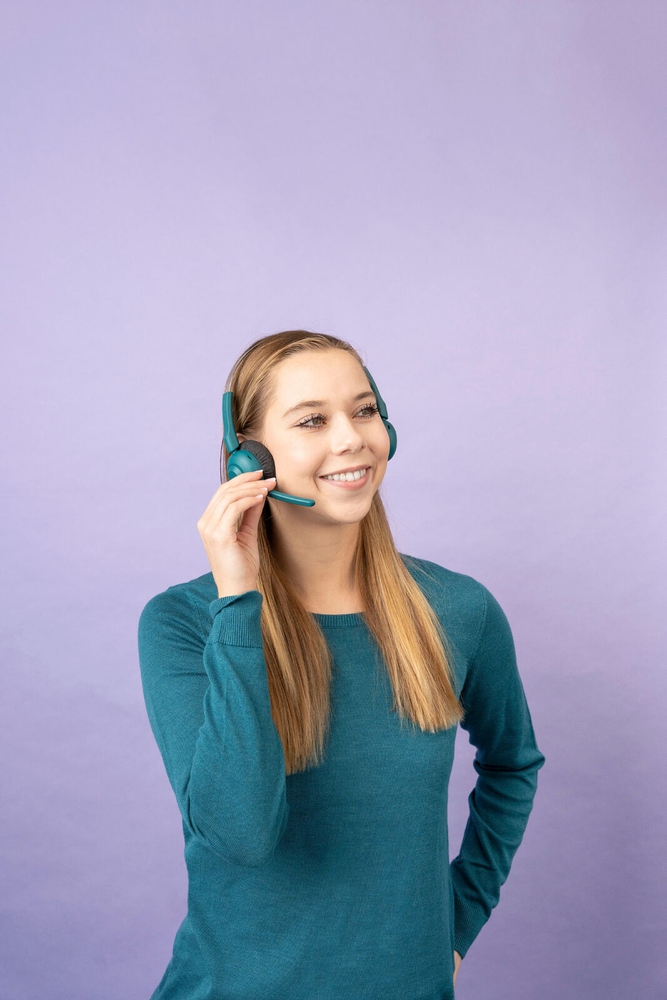 JLab Go Work Pop Bluetooth Wireless On-Ear Headphones Teal - Veli store