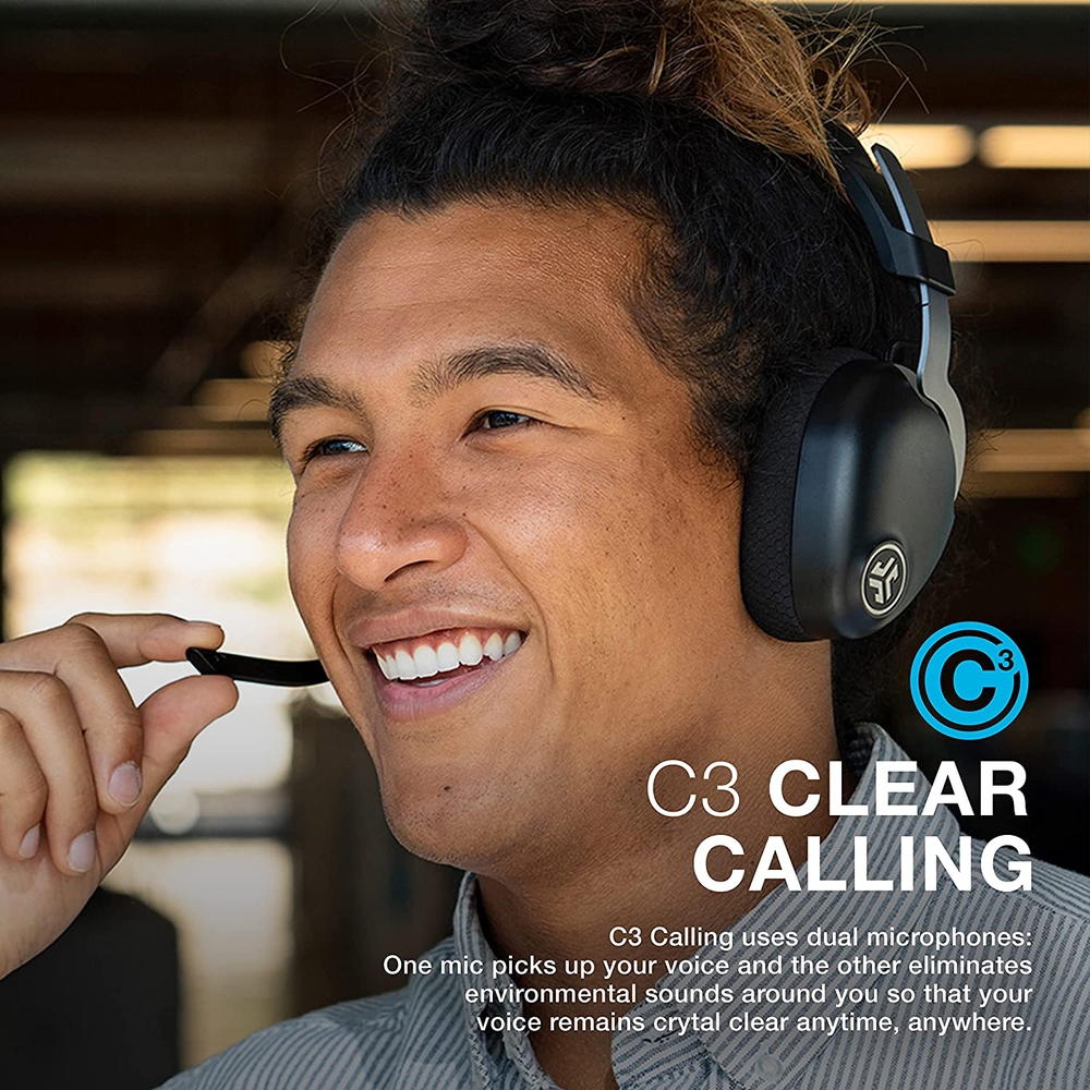 JLab Jbuds Work Wireless Over-Ear Headset Black - Veli store