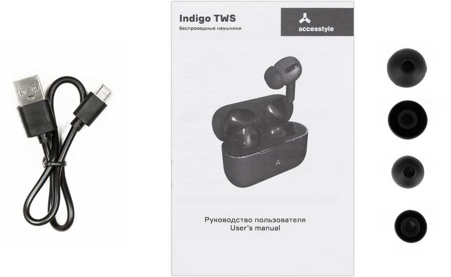 Accesstyle Indigo True Wireless Headphones White - Veli store