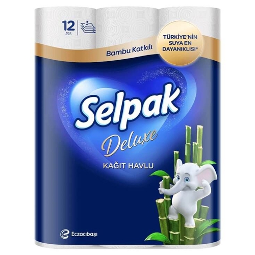 Selpak სამზარეულოს ქაღალდი 3 ფენა 12 ცალი Veli Store